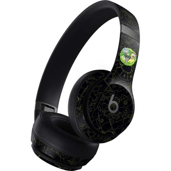 Adult Swim Rick and Morty Portal Travel Beats Solo 4 On-Ear Wireless ...