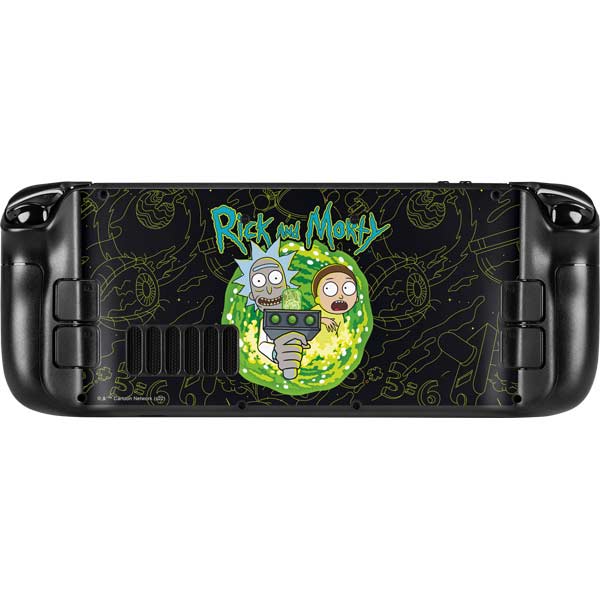 Rick and Morty Portal Travel Steam Deck Handheld Gaming Computer Skin ...