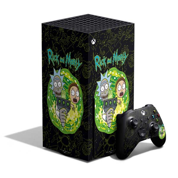 Rick and Morty Portal Travel Microsoft Xbox Skin – Skinit