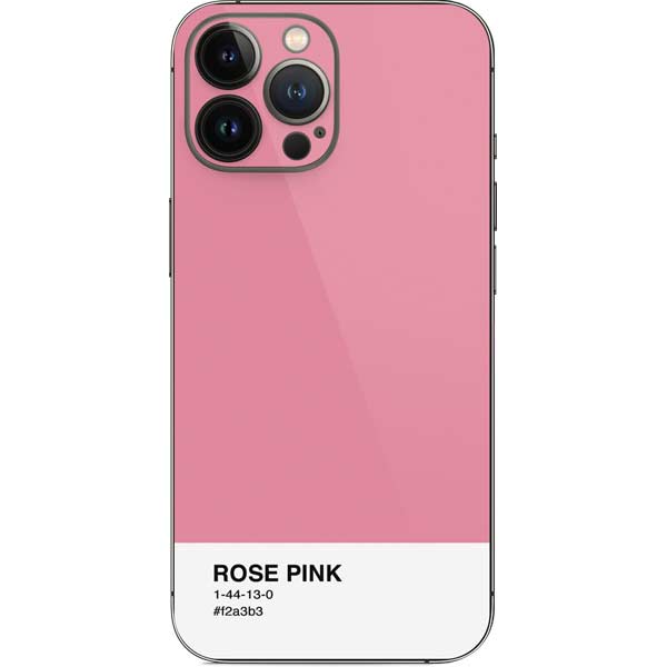Rose Pink Color Palette iPhone 15 Pro Max Decal Skin | Skinit