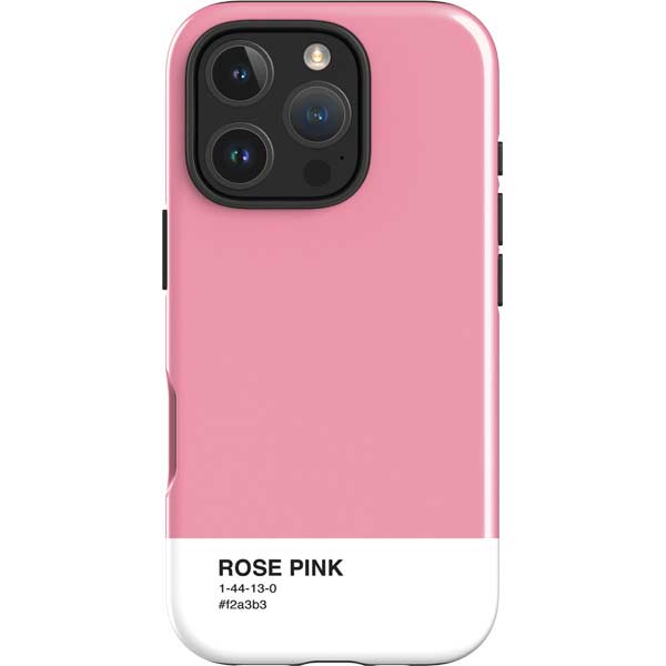iPhone 16 Pro Rose Pink Color Palette Impact Case | Maximum Protection ...