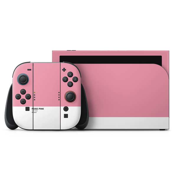 Rose Pink Color Palette Nintendo Switch 2 (2025) with Joy-Con Skin | Skinit