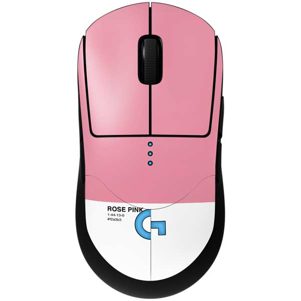 Rose Pink Color Palette G Pro Wireless Gaming Mouse Skin – Skinit