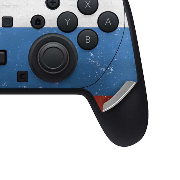 Russian Flag Distressed Nintendo Switch 2 (2025) Pro Controller Skin ...