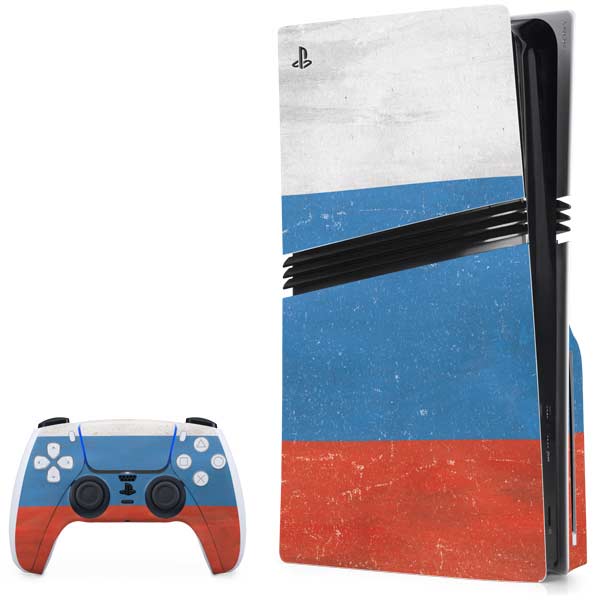 Russian Flag Distressed PlayStation PS5 Skins | Skinit.com