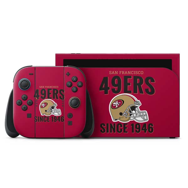 San Francisco 49ers Helmet Nintendo Switch 2 (2025) with Joy-Con Skin ...
