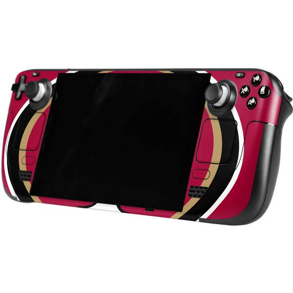 NFL San Francisco 49ers Large Logo Steam Deck Handheld Gaming Computer ...