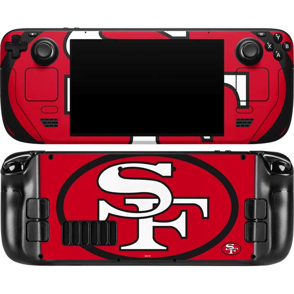 NFL San Francisco 49ers Retro Logo Steam Deck Handheld Gaming Computer ...