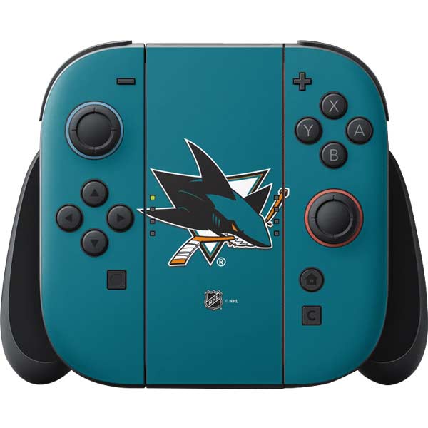 NHL San Jose Sharks Solid Background Nintendo Switch 2 (2025) Joy-Con ...