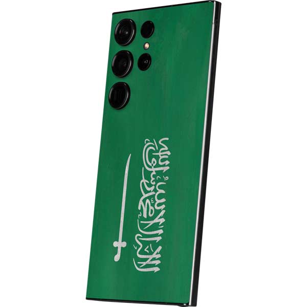 Galaxy S25 Ultra Saudi Arabia Flag Distressed Skin | Skinit