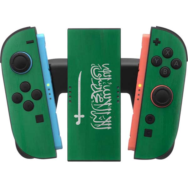 Saudi Arabia Flag Distressed Nintendo Switch 2 (2025) Joy-Con ...