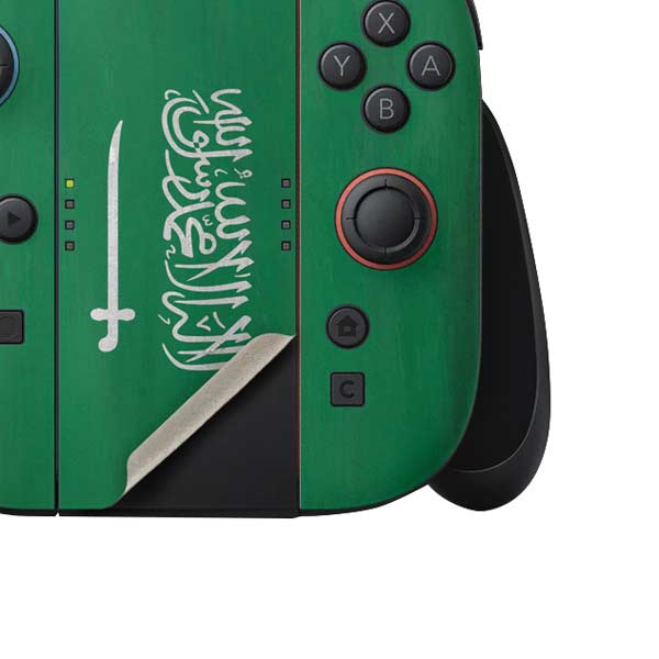 Saudi Arabia Flag Distressed Nintendo Switch 2 (2025) Joy-Con ...