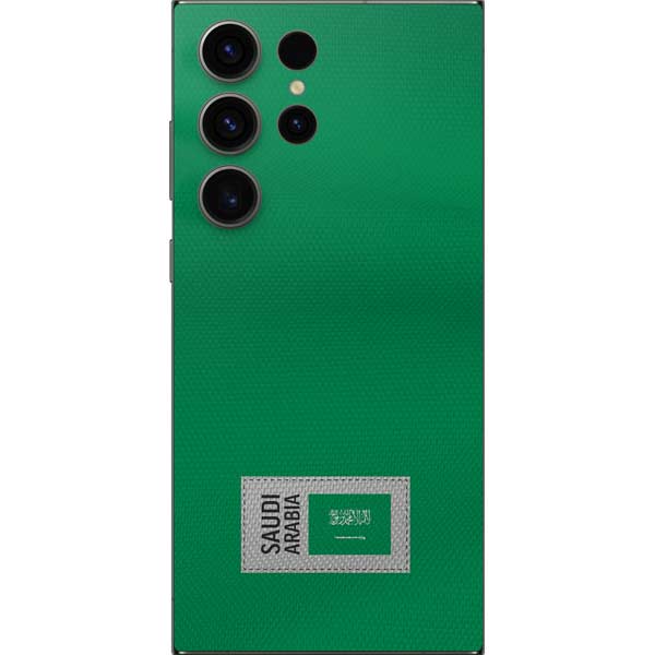 Galaxy S25 Ultra Saudi Arabia Soccer Flag Skin | Skinit