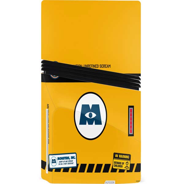 Disney Monsters Inc. Scream Canister Skin for PS5 Pro Console with Disk ...