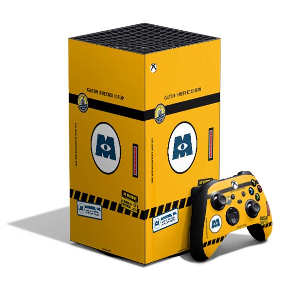 Disney Monsters Inc. Scream Canister Skin for the 2024 XBox Series X ...