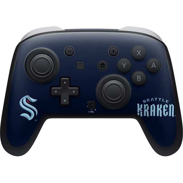 NHL Seattle Kraken Script Nintendo Switch 2 (2025) Pro Controller Skin ...