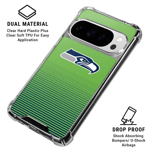 NFL Seattle Seahawks Breakaway Google Pixel 10 Pro XL Clear Case ...