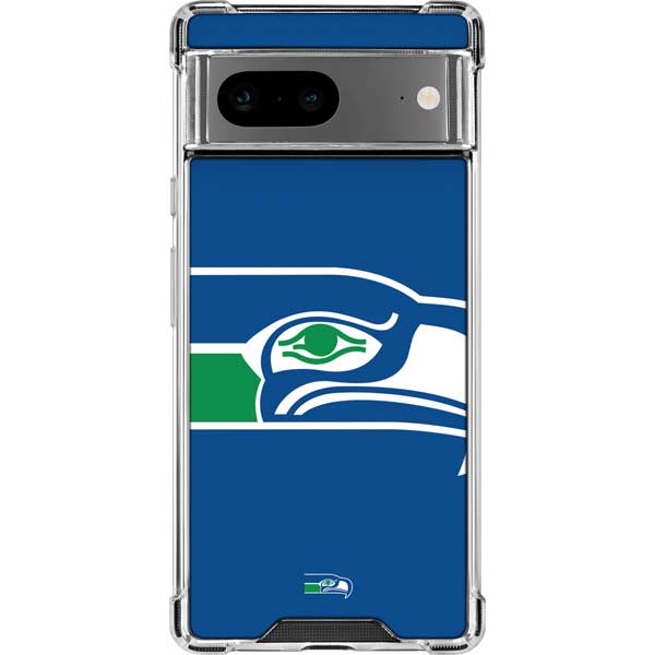 NFL Seattle Seahawks Retro Logo Google Pixel 8a Clear Case | Clear ...