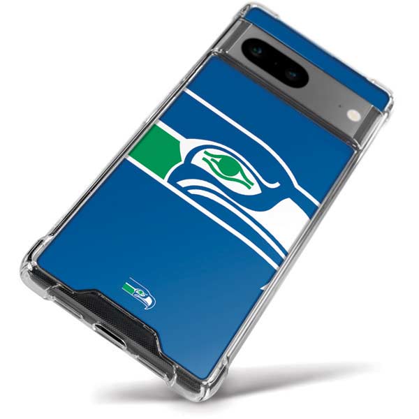 NFL Seattle Seahawks Retro Logo Google Pixel 8a Clear Case | Clear ...