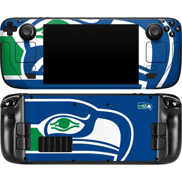 NFL Seattle Seahawks Retro Logo Steam Deck Handheld Gaming Computer ...