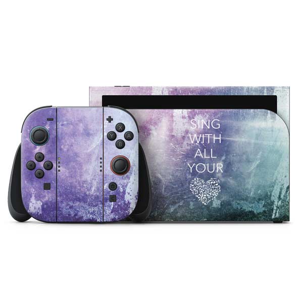 Sing With All Your Heart Nintendo Switch 2 (2025) with Joy-Con Skin ...