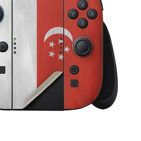 Singapore Flag Distressed Nintendo Switch 2 (2025) Joy-Con Controller ...