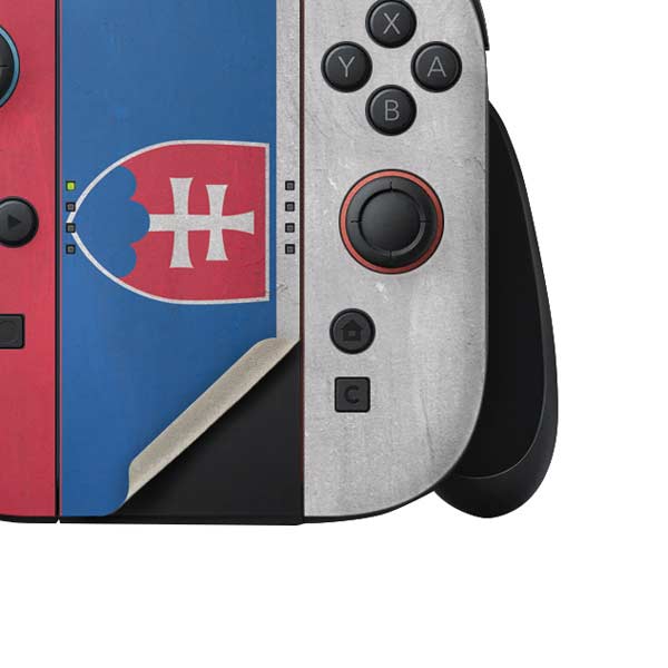 Slovakia Flag Distressed Nintendo Switch 2 (2025) Joy-Con Controller ...