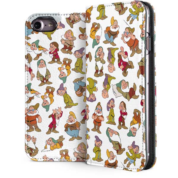 Snow White Dwarfs Pattern iPhone 7 Folio Case | Disney – Skinit