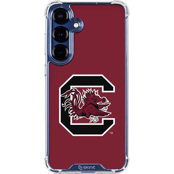 University of South Carolina Gamecocks Logo Red Galaxy S25 FE Clear ...