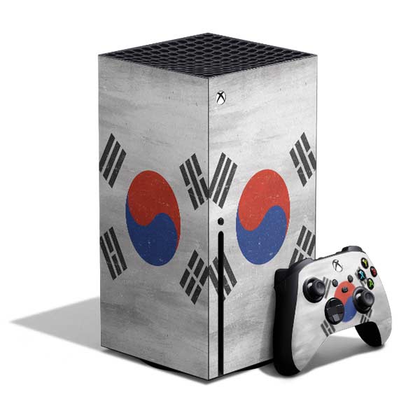 Xbox Series X Skins | South Korean Flag Distressed | Skinit.com