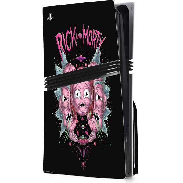 Adult Swim Rick and Morty Split Head Rick Skin for PS5 Pro Console with ...