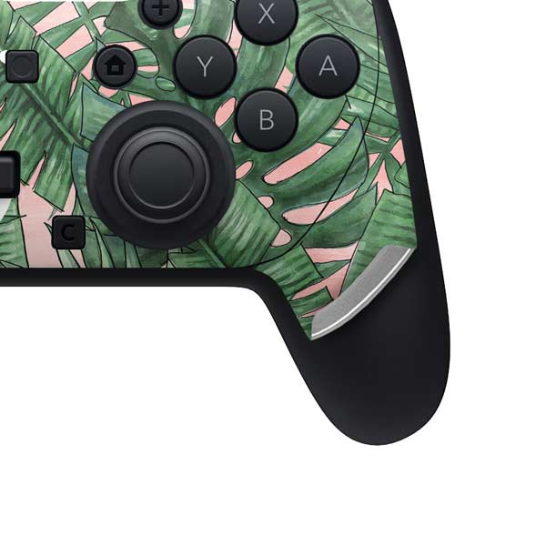 Spring Palm Leaves Nintendo Switch 2 (2025) Pro Controller Skin | Skinit