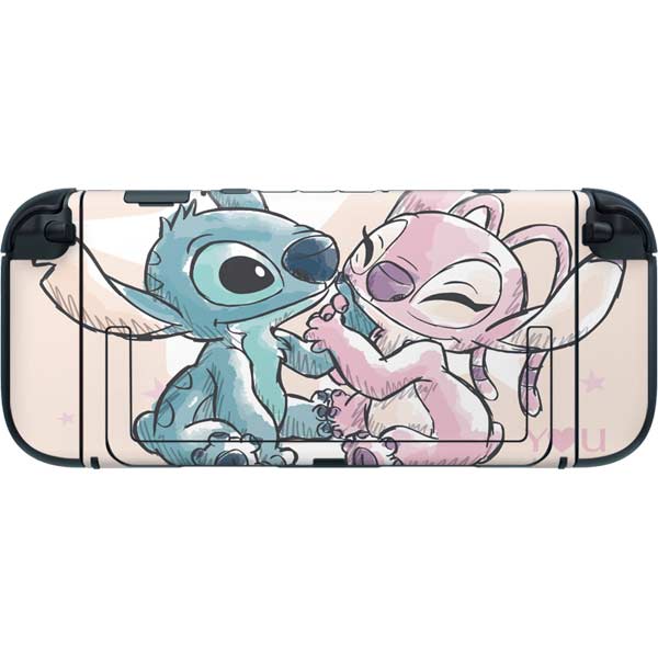 Stitch and Angel Nintendo Switch 2 (2025) with Joy-Con Skin | Skinit