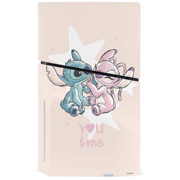 Disney Lilo and Stitch Stitch and Angel Skin for PS5 Slim Disk Console ...