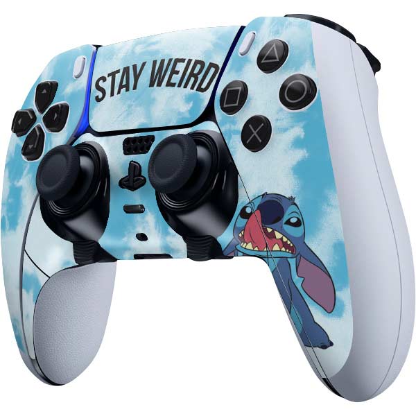 Stitch Stay Weird PS5 DualSense Edge Pro Controller Skin – Skinit