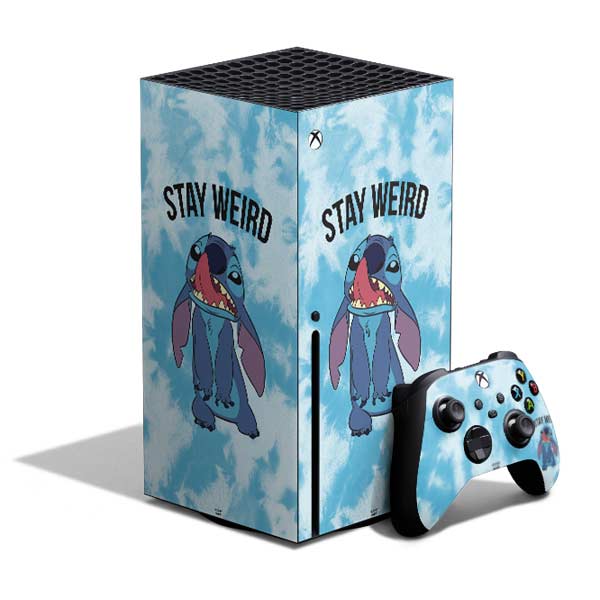 Xbox Series X Skins | Disney Lilo and Stitch Stay Weird Skinit Skins