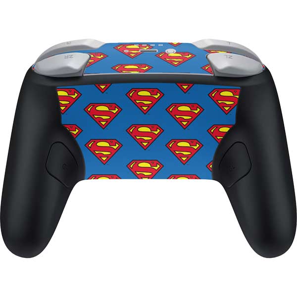DC Comics Superman Logo Pattern Nintendo Switch 2 (2025) Pro Controller ...