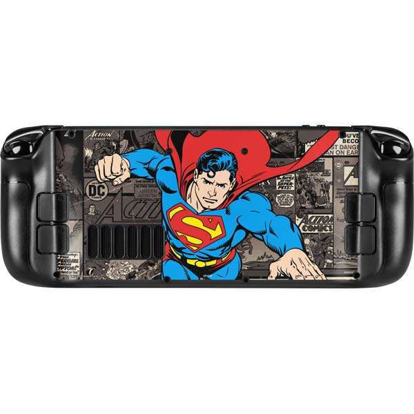 DC Comics Superman Vintage Action pose pattern Steam Deck Handheld ...