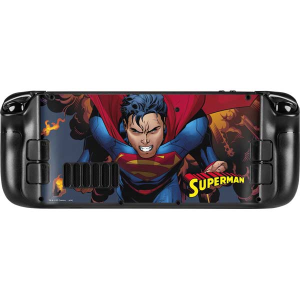 Superman on Fire Steam Deck Handheld Gaming Computer Skin – Skinit