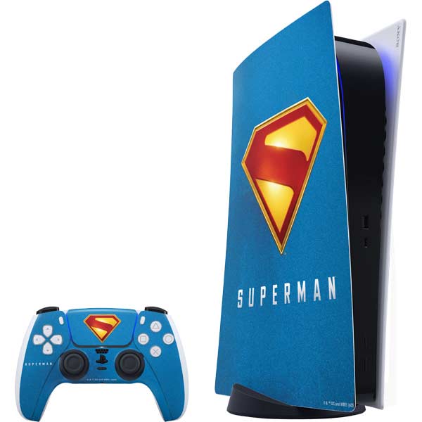 Buy Superman 2025 Classic Superman Shield Emblem PlayStation PS5 Skins ...