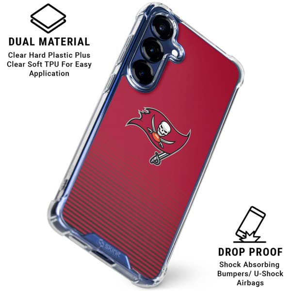 NFL Tampa Bay Buccaneers Breakaway Galaxy S25 Clear Case | Transparent ...