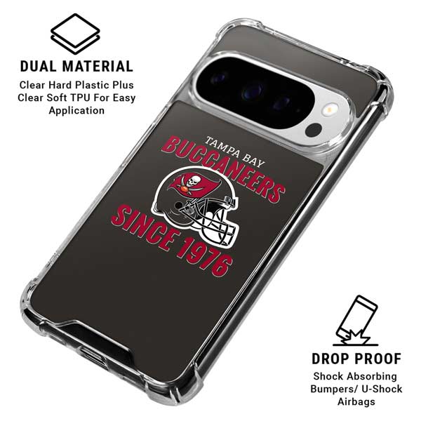 NFL Tampa Bay Buccaneers Helmet Google Pixel 10 Pro XL Clear Case ...