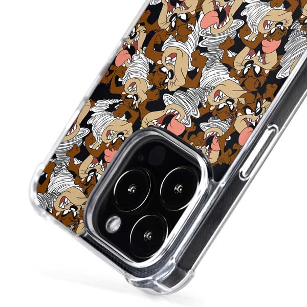 Looney Tunes Taz Super Sized Pattern iPhone 16 Pro MagSafe Case | Skinit