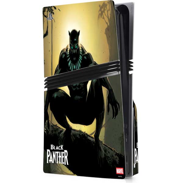 Marvel Black Panther TChalla King of Wakanda Skin for PS5 Pro Console ...