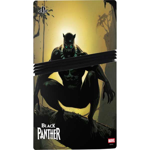 Marvel Black Panther TChalla King of Wakanda Skin for PS5 Pro Console ...