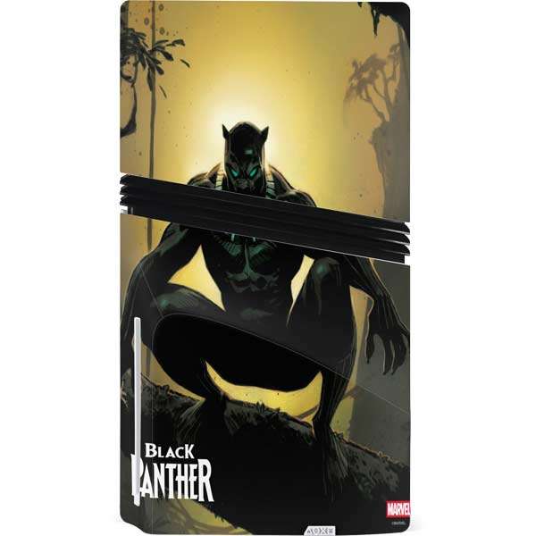 Marvel Black Panther TChalla King of Wakanda Skin for PS5 Pro Console ...