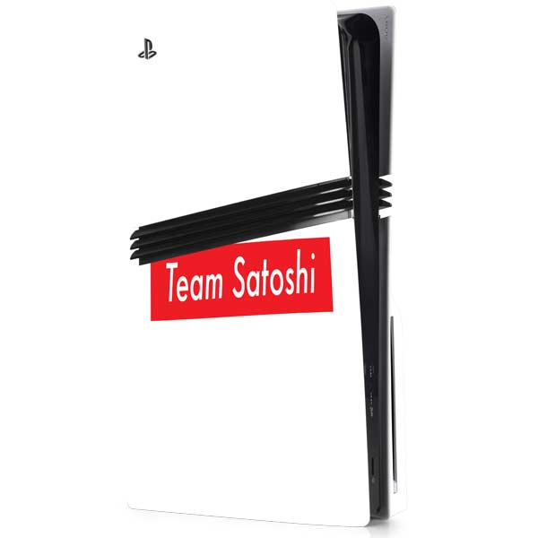 Team Satoshi Skin for PS5 Pro Console with Disk Drive | Skinit