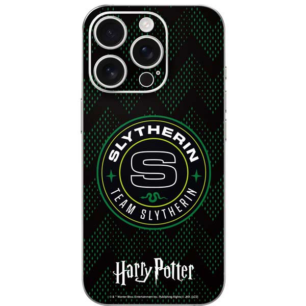 iPhone 16 Pro Wizarding Worlds Harry Potter Team Slytherin Skin ...
