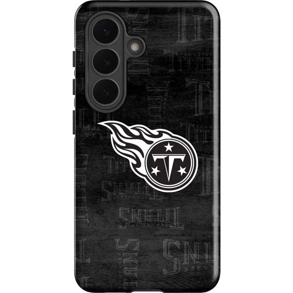 Tennessee Titans Black & White Galaxy S26 Impact Case | NFL – Skinit