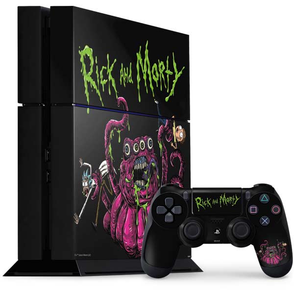 PlayStation PS4 Skins | Adult Swim Rick and Morty Tentacle Attack Skins ...